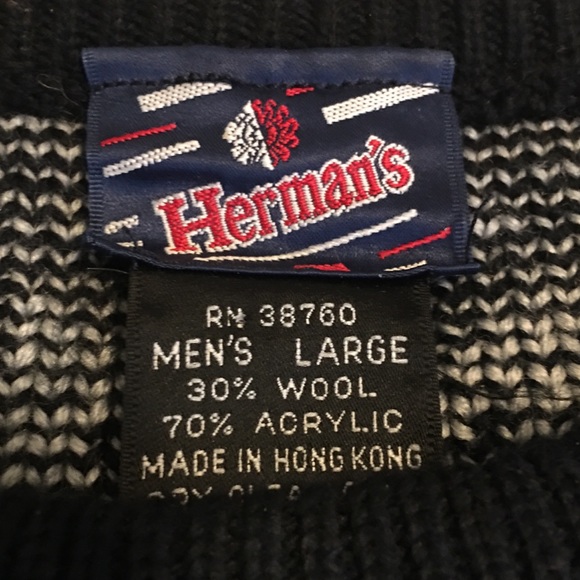 Herman’s | Sweaters | Vintage Hermans Wool Sweater | Poshmark